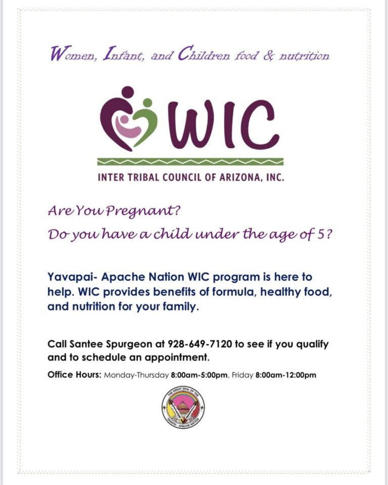 WIC Programs – Yavapai-Apache Nation