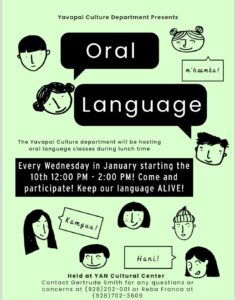 Oral Language Classes – Yavapai-Apache Nation