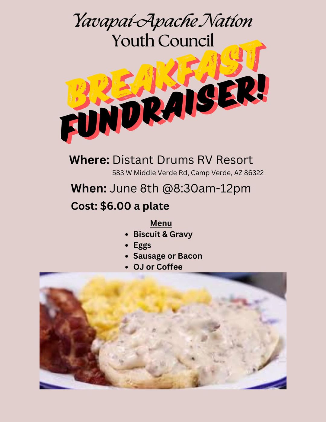 𝐘𝐚𝐯𝐚𝐩𝐚í-𝐀𝐩𝐚𝐜𝐡𝐞 𝐍𝐚𝐭𝐢𝐨𝐧 𝐘𝐨𝐮𝐭𝐡 𝐂𝐨𝐮𝐧𝐜𝐢𝐥 𝐁𝐫𝐞𝐚𝐤𝐟𝐚𝐬𝐭 𝐅𝐮𝐧𝐝𝐫𝐚𝐢𝐬𝐞𝐫 – Yavapai ...