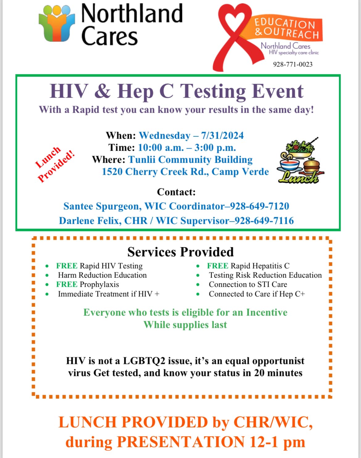 Hiv And Hep C Testing Yavapai Apache Nation