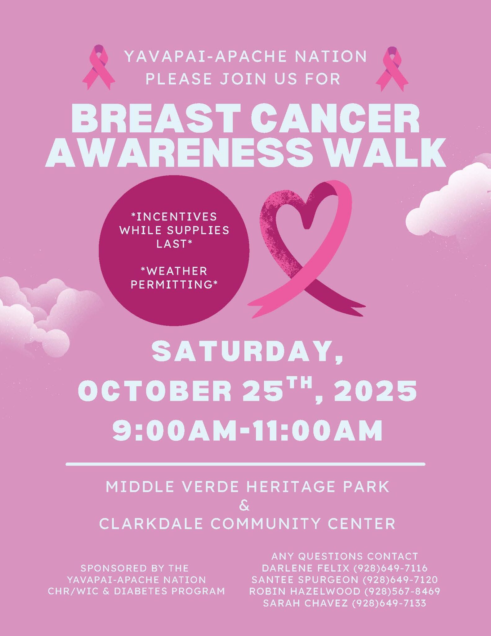 Yavapai-Apache Nation Breast Cancer Awareness Walk – Yavapai-Apache Nation
