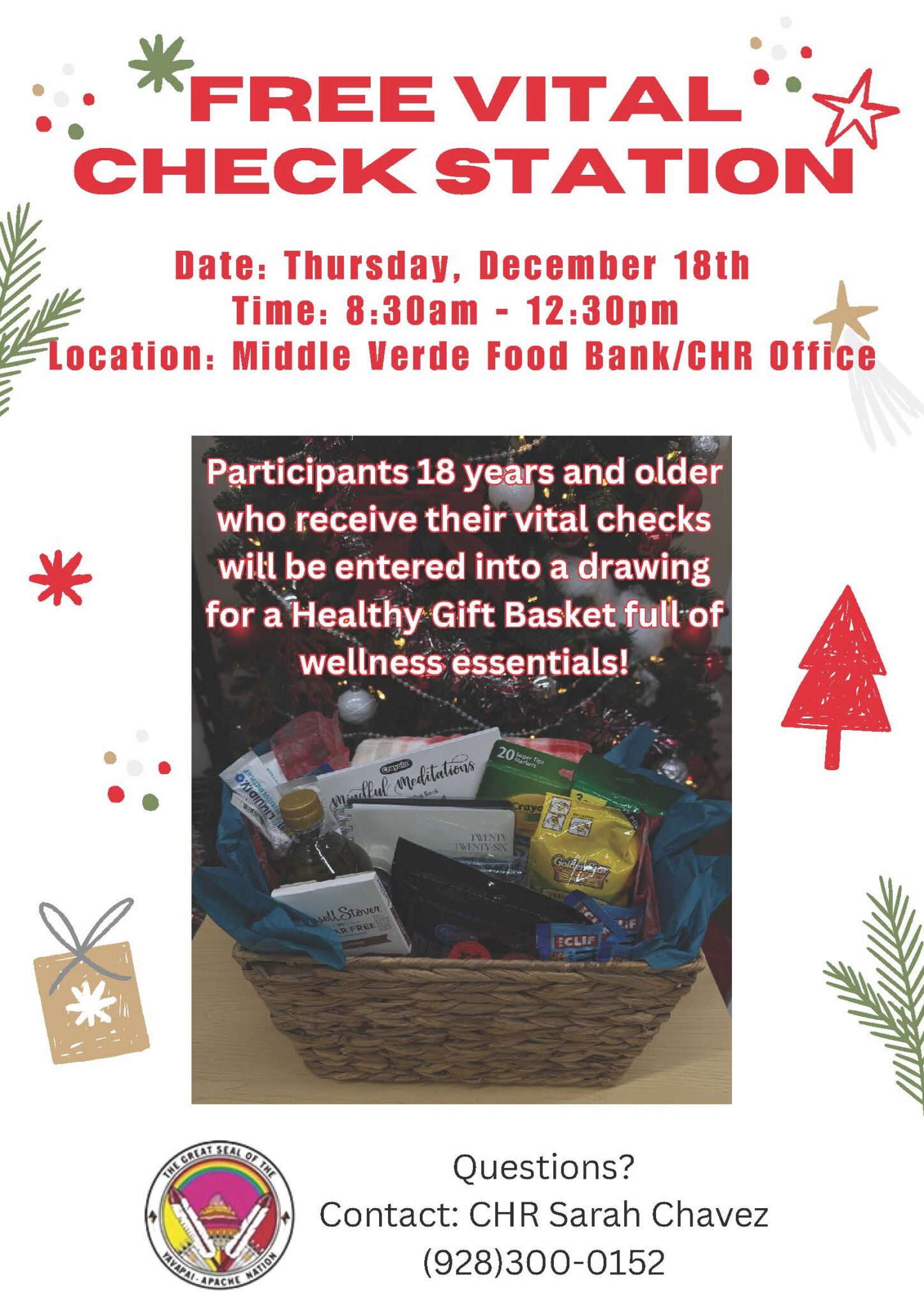Community Announcement: Free Vital Check Station & Wellness Drawing ...