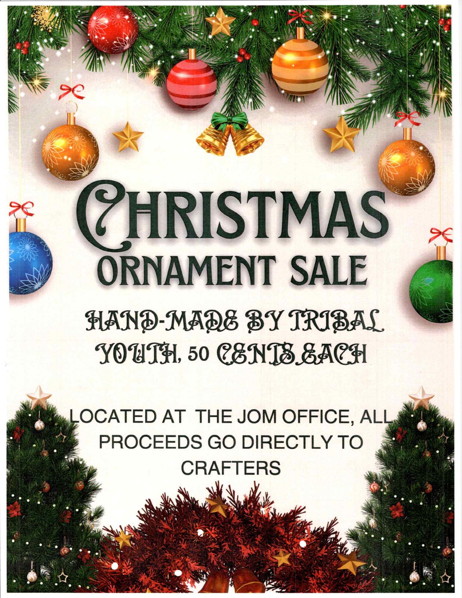 Community Announcement: Christmas Ornament Sale – Yavapai-Apache Nation